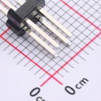China 2xN Pin Connector Megastar ZX-PZ2.54-2-2PZZ 2.54mm Pitch 180 Degree Orientation for PCB Connections for sale