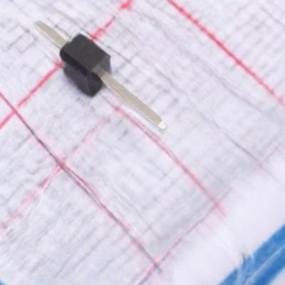 China 2.54mm Pitch Single Position Connector Megastar ZX-PZ2.54-1-1PZZ with Gold Flash Plated Brass Contacts for sale