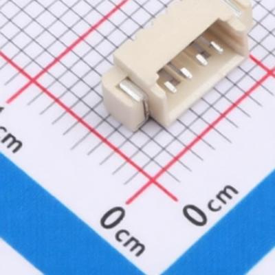 China LCP housing 4 pin MX1.25 horizontal mount connector Megastar ZX MX1.25 4PWT brass tin plated contact pins for sale