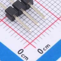 China 254mm pitch 1xnPin connector Megastar ZX-PZ254-13PZZ brass contacts gold flash plating PA6T insulator for sale