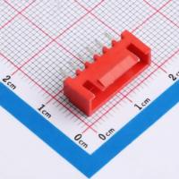 China electrical connector Megastar ZX-HA2.54-6PZZ-R single row 2.54mm pitch straight pin WTB with PA66 housing for sale