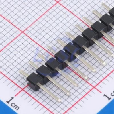 China 1xN Pin Connector 2.54mm Pitch Megastar ZX-PZ2.54-1-10PZZ PCB Mount Gold Flash Brass Contacts 3 Amps for sale