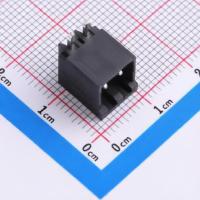China Connector pin header 3.5 millimeter centerline closed ends black color solderable METZ CONNECT GmbH 31182102 for sale
