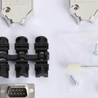 China RoHS Compliant MH CONNECTORS MHDTZK9-DB9P-K Connector with Durable Brass Tin Gold Plated Contacts for sale