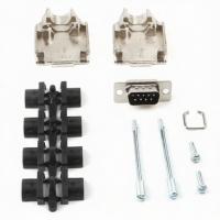 China 9 way connector backshell kit with compression inserts screws and spring MH CONNECTORS MHDTZK9-DM9P-K for sale