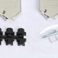 China backshell kits MH CONNECTORS MHDTZK15-K featuring die cast zinc alloy and nickel plating for durability for sale