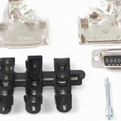 China Black Plastic MH CONNECTORS MHD45ZK15-DB15S-K Connector Rated 250V 3AMP for Industrial Applications for sale