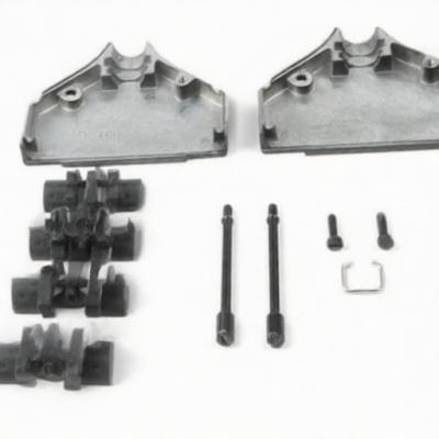 China cable management and strain relief backshell kit MH CONNECTORS MHDTZK37-BK-K for industrial connector for sale