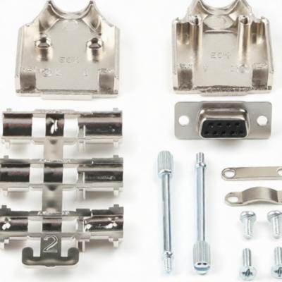 China Durable MH CONNECTORS MHDM9-DB9S-K connector with RoHS compliance and gold plated contact terminals for sale