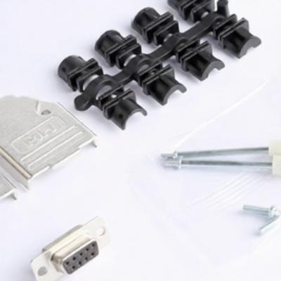 China Electrical Connector MH CONNECTORS MHDTZK9-DM9S-K with Brass Gold Plated Contacts and Steel Shell for sale