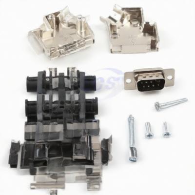 China Durable Connector MH CONNECTORS MHD45ZK9-DB9P-K with PBT Plastic and Tin Gold Plated Brass Terminals for sale