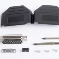 China black MH CONNECTORS MHDPPK25-DB25S-K connector with high insulation resistance and RoHS certification for sale