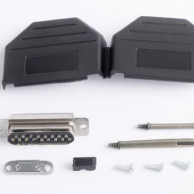 China black MH CONNECTORS MHDPPK25-DB25S-K connector with high insulation resistance and RoHS certification for sale