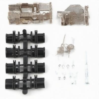 China Robust MH CONNECTORS MHDCMR9-DB9S-K Connector with SPCC Nickel Plated Shell and PBT Plastic Housing for sale