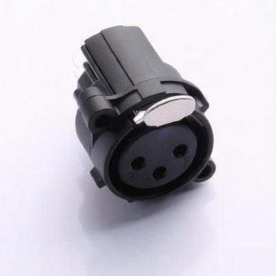 China Robust Cannon XLR Connector Minlenda MLD-XLR-16EP-2-N3B Designed for Professional Audio Transmission for sale