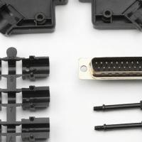 China Durable MH CONNECTORS MHD45PPK25-DB25P-K connector with nickel plated SPCC shell and RoHS compliance for sale