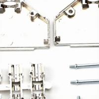 China Durable cable backshell MH CONNECTORS MHDTZK37-RA-HI-K with metalized compression inserts and screws for sale