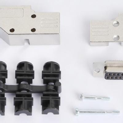 China Steel Nickel Plated Shell MH CONNECTORS MHDCMR9-DM9S-K 9 Pin Connector with Gold Plated Contacts for sale