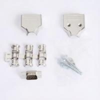 China Robust MH CONNECTORS MHDM9-DM9P-K connector with nickel plated steel shell and gold plated brass pin contacts for sale