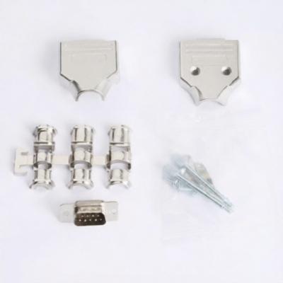 China Robust MH CONNECTORS MHDM9-DM9P-K connector with nickel plated steel shell and gold plated brass pin contacts for sale