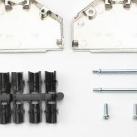 China 37 way connector MH CONNECTORS MHDTZK37-RA-K RoHS compliant featuring MH logo for electronic for sale