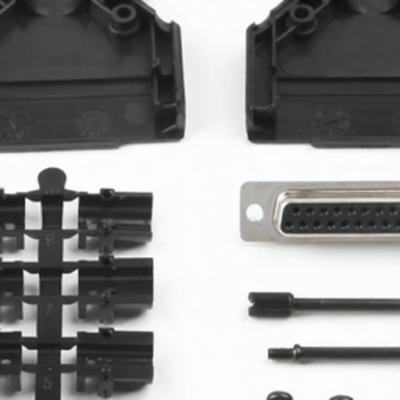 China RoHS compliant MH CONNECTORS MHDTPPK25-DB25S-K connector featuring SPCC shell and PBT plastic material for sale