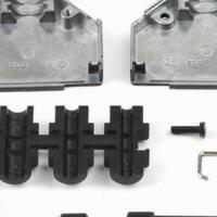 China Durable backshell kit MH CONNECTORS MHDTZK25-BK-K for cable management and strain relief applications for sale
