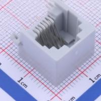 China Gray Fully Plastic RJ45 Connector MINTRON MT5521IWE1DY1017 Straight Through for Network Connectivity for sale