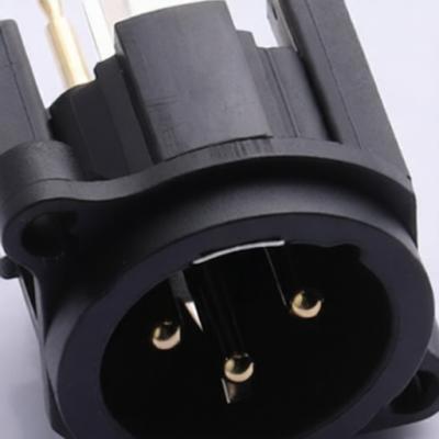 China Professional Audio Equipment Connector Minlenda MLD-XLR-25-N3B Canon Socket for Signal Applications for sale