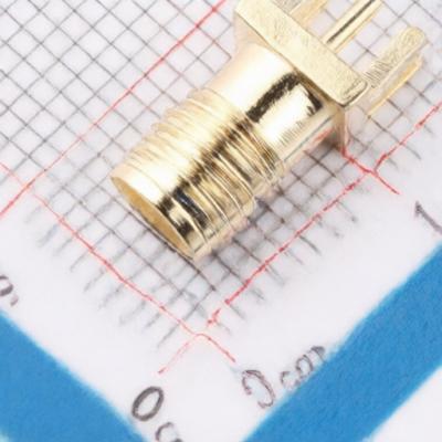 China SMA connector 180 DIP mounting style right angle Minlenda MLD-SMA-KE-H13.5-1.6 designed for 1.6mm PCB thickness for sale