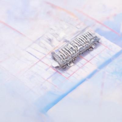 China NANO SIM connector Minlenda MLD-NANO SIM 6P-H1.35 featuring 135mm height pillar and no push mechanism for electronics for sale