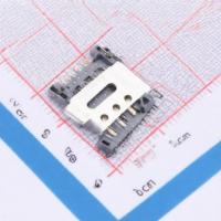 China NANO SIM 6P flip-type connector Minlenda MLD-NANO SIM 6P-H1.4 designed for modern mobile technology for sale