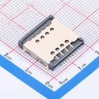 China 8 Pins SIM Card Connector Model MUP C7405-01 H3.0 Configuration without Post Designed for Industrial for sale