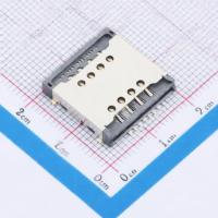 China MUP C7406 01 SIM Card Connector Featuring 8 Pin H3.4 Configuration for Durable Electronic Interfaces for sale