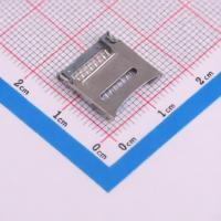 China Connector MicroSD Card Model MUP M6016-01 Process Compliant Component with Height 180 Millimeter for sale