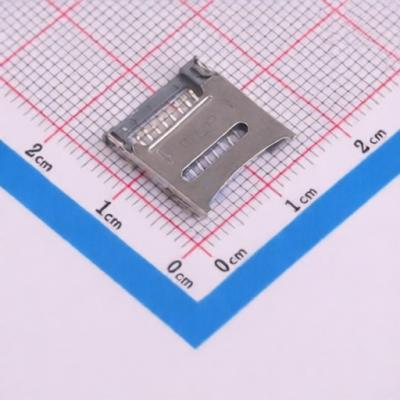 China Connector MicroSD Card Model MUP M6016-01 Process Compliant Component with Height 180 Millimeter for sale