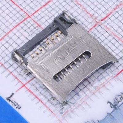 China Electronic MicorSD Card Connector Model MUP MUP-M616-1 with 1.80 mm Height Specification for sale
