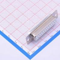 China Durable right angle PCB mount connector Nextron Z SUBDBCF107A092 with selective gold plated contacts for sale