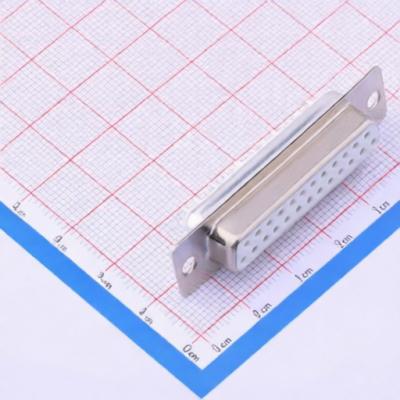China Durable right angle PCB mount connector Nextron Z SUBDBCF107A092 with selective gold plated contacts for sale
