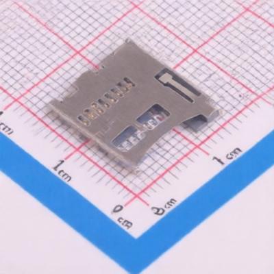 China Durable MicroSD Card Connector Featuring CD PIN MUP M6015-01 Suitable for Various Electronic Devices for sale