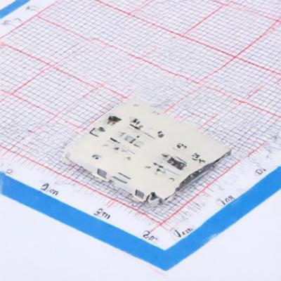 China Dual Nano SIM Card Connector Model MUP C7087 01 Normally Closed Card Tray Height 135mm Process Compliant for sale