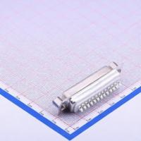 China PCB Mounting D SUB Connector Nextron Z SUBDBCF227A092 with Gold Plated Contacts and Black Insulator for sale