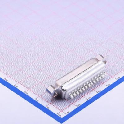 China PCB Mounting D SUB Connector Nextron Z SUBDBCF227A092 with Gold Plated Contacts and Black Insulator for sale