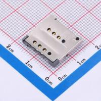 China Connector SIM Card 6P with Shell and Post Model MUP C7022-03 Providing Durable Electrical Contact for sale