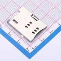 China SIM Card Connector 6Pin Model MUP C7059 02 Featuring 2.20 mm Height for Electronic Device Assembly for sale