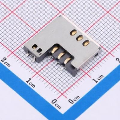 China Connector Normally Close Type Without Post SIM Card MUP C7027-21 Ideal for Electronic Devices for sale