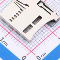 China Durable MicroSD Card Connector without Post Normally Close Type MUP M6027-01 for Secure Connections for sale