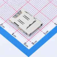 China MICRO SD NANO SIM card connector MUP M6102-01 with puller type mechanism and temperature resistance up to 1000 degrees for sale