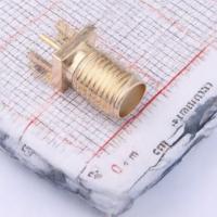 China PCB Mount SMA Jack Connector MyAntenna A-SMA-KE-13.5A Featuring Gold Plated Brass and PTFE Insulator for sale