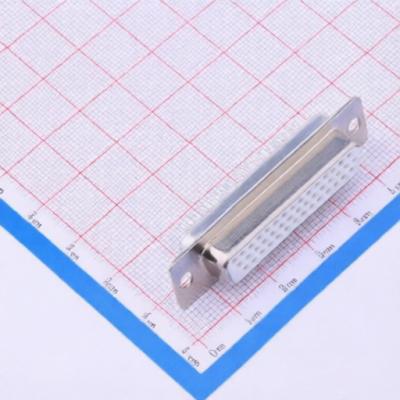China Nextron Z SUBHBFF107A092 D SUB HB Female Connector with Black PBT Insulator and 3 Amp Current Rating for sale
